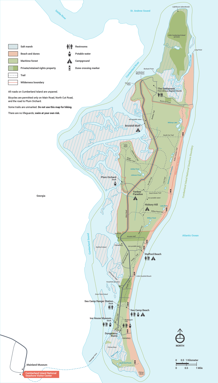 Cumberland Island Camping | Cumberland Island Ferry
